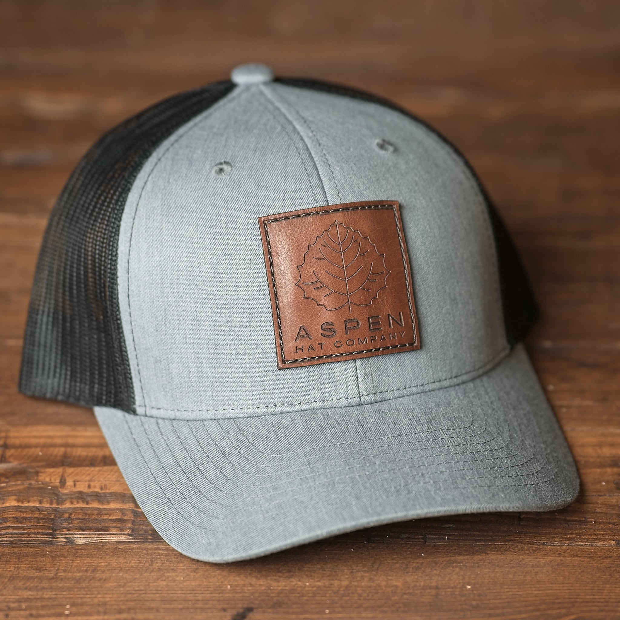 Custom Leather Patch Hats – Aspen Hat Company